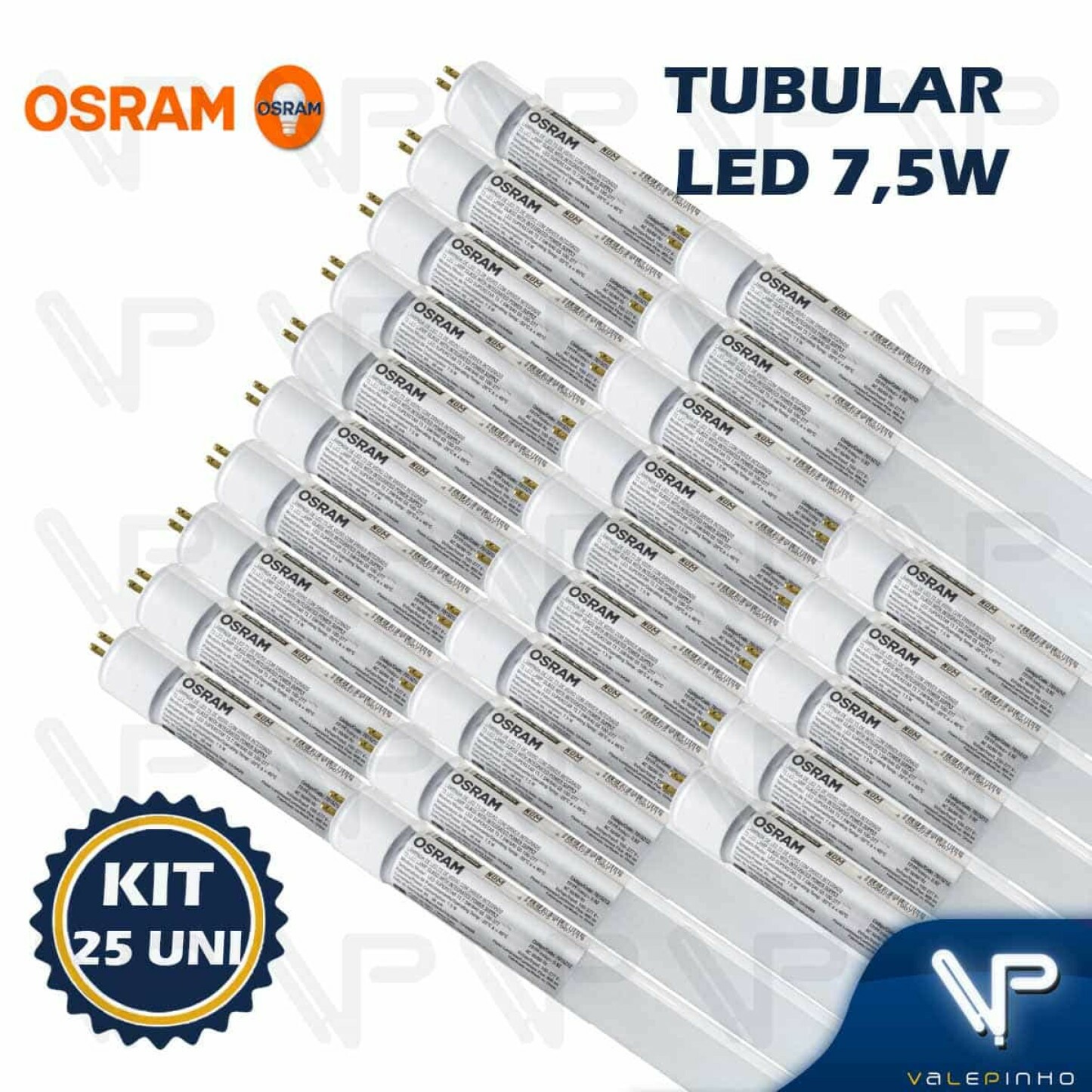 LÂMPADA LED T5 OSRAM 55CM 7,5W 4000K(BR NEUTRO) | VALEPINHO