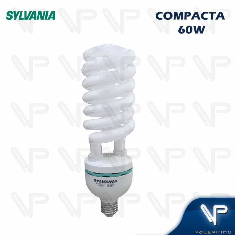 LÂMPADA COMPACTA ESPIRAL HO 60W 220V 6500K(BR.FRIO)E27 - Valepinho ...