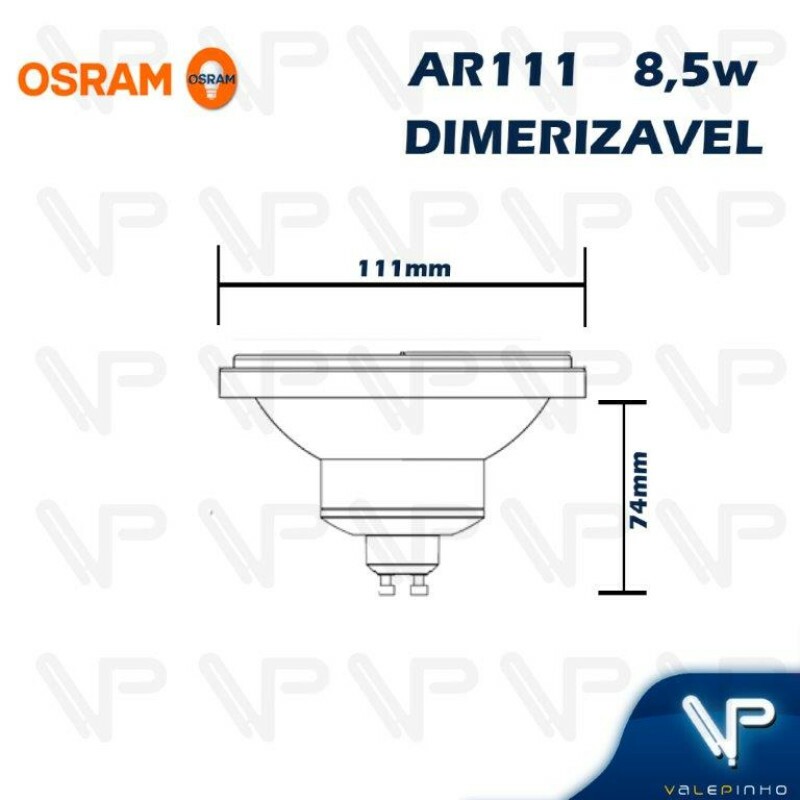 Lâmpada LED AR111 OSRAM |VALEPINHO