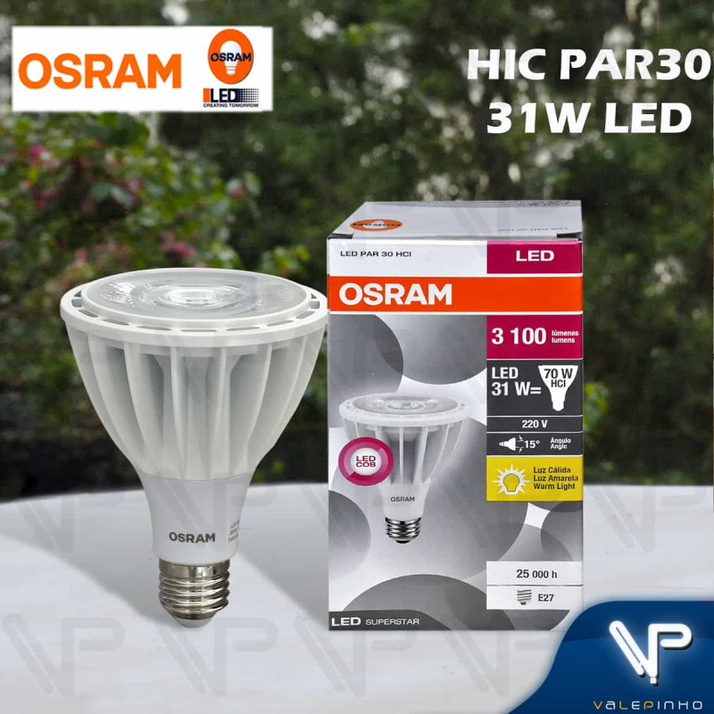 LÂMPADA LED HCI-PAR30 OSRAM 31W 220V da OSRAM |VALEPINHO