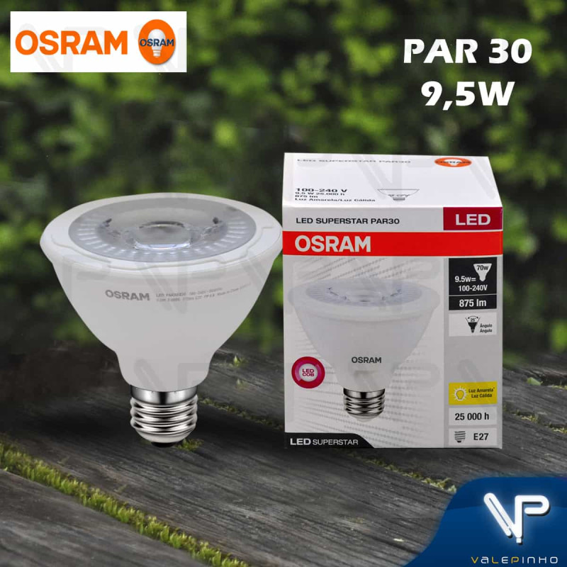 Lâmpada Led Par30 LEDVANCE OSRAM |VALEPINHO