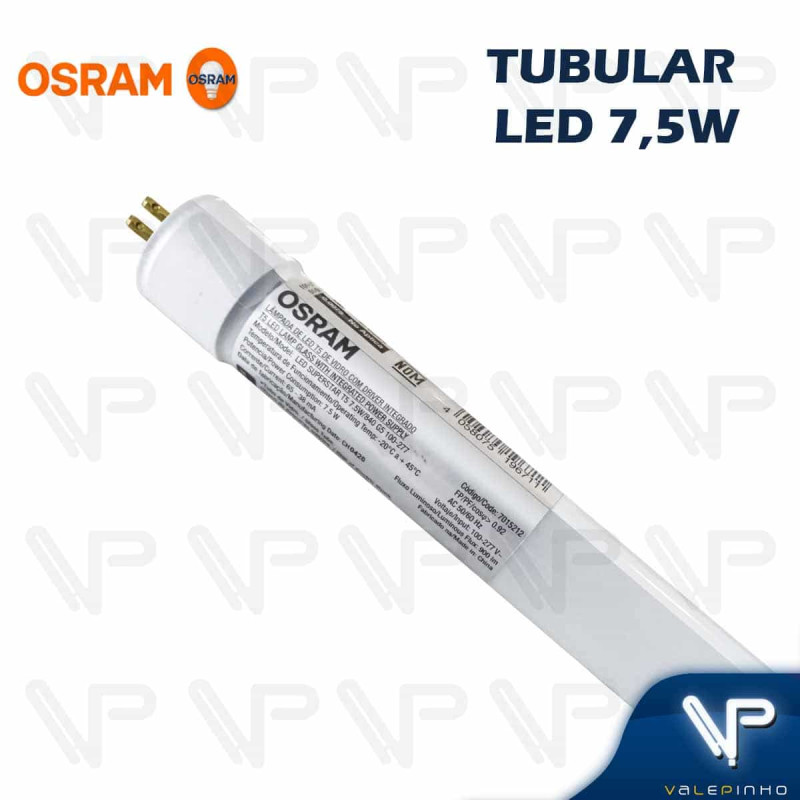LÂMPADA LED T5 OSRAM 55CM 7,5W 4000K(BR NEUTRO) | VALEPINHO