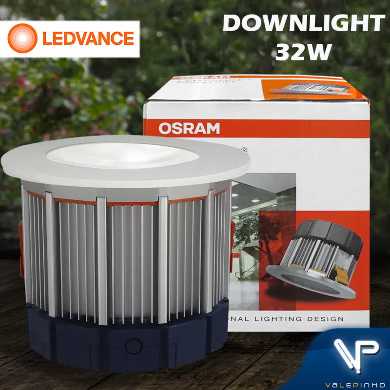 LUMINÁRIA LED OSRAM LEDVANCE DOWNLIGHT 32W | VALEPINHO