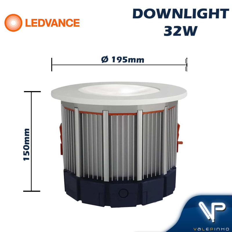 LUMINÁRIA LED OSRAM LEDVANCE DOWNLIGHT 32W | VALEPINHO