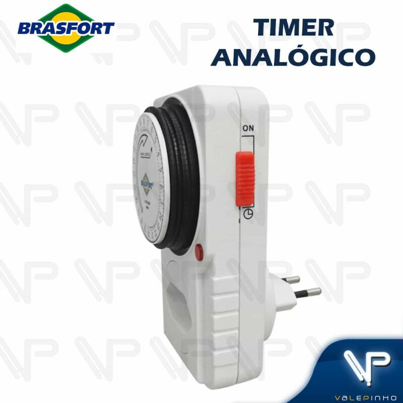 TIMER TEMPORIZADOR ANALOGICO BIVOLT | VALEPINHO