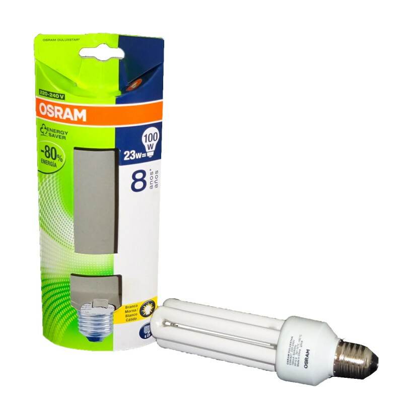 Lâmpada Compacta Fluorescente Eletrônica Formato U Osram - Valepinho ...